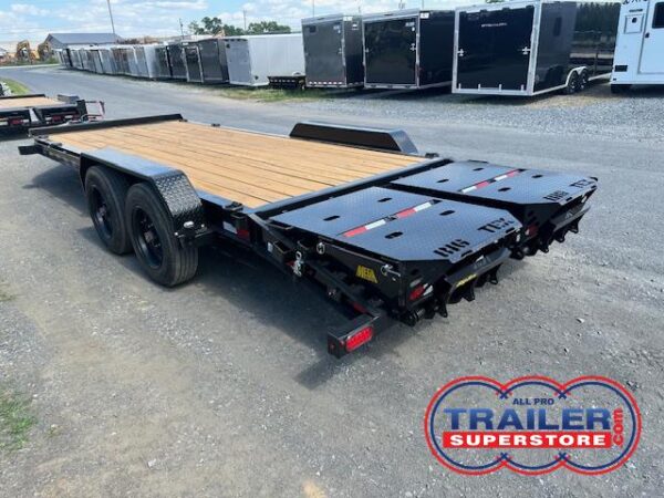 Big Tex 16EH Low Profile 7 x 20 Equipment Trailer - Mega Ramps