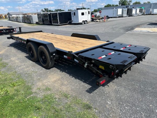 Big Tex 16EH Low Profile 7 x 22 Equipment Trailer - Mega Ramps