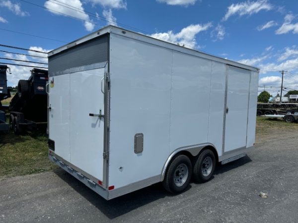 Covered Wagon 8.5 x 16 Enclosed Trailer - Landscape Package