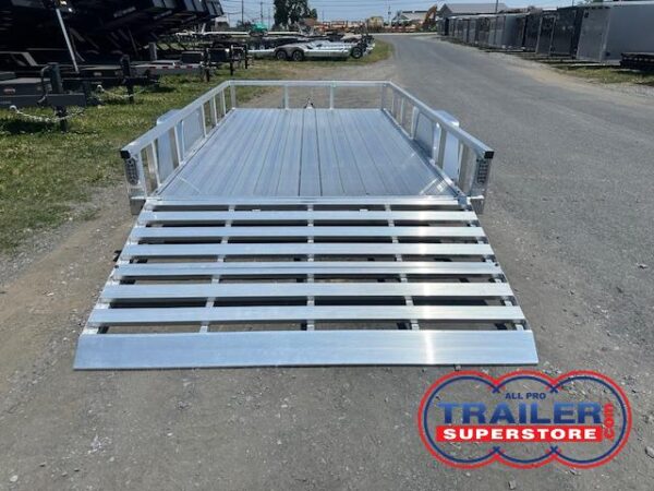 Sport Haven 7×12 Aluminum Landscape Utility Trailer - Deluxe
