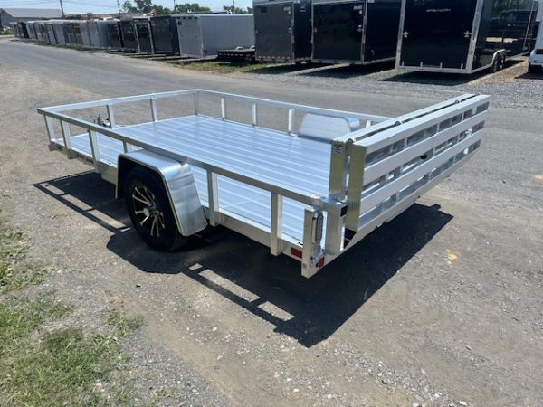 Sport Haven 7×12 Aluminum Landscape Utility Trailer - Deluxe