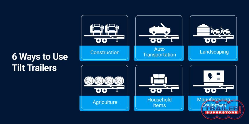 6 Ways to Use Tilt Trailers