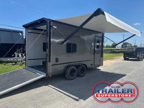 ATC 7.5 x 16 Aluminum Enclosed Trailer - Adventure Package