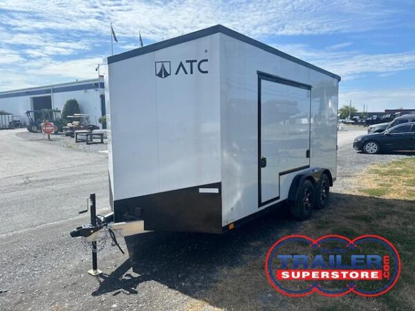 ATC 7.5 x 14 Aluminum Enclosed Cargo Trailer - Black Trim