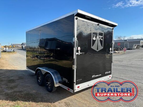 ATC 7.5 x 14 Aluminum Enclosed Cargo Trailer - Spoiler