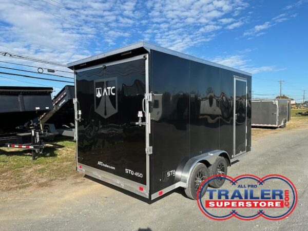 ATC 7.5 x 14 Aluminum Enclosed Cargo Trailer - Spoiler