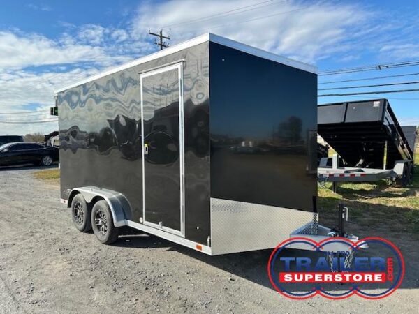 ATC 7.5 x 14 Aluminum Enclosed Cargo Trailer - Spoiler
