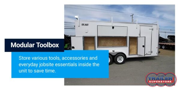 5 Easy and Practical Contractor Trailer Setup Ideas