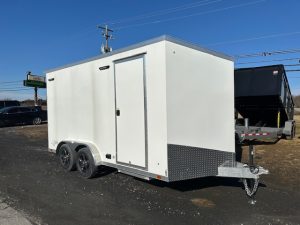 ATC 7.5 x 14 Aluminum Enclosed Cargo Trailer - Spoiler