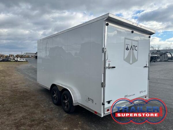 ATC 7.5 x 16 Aluminum Enclosed Cargo Trailer - Spoiler