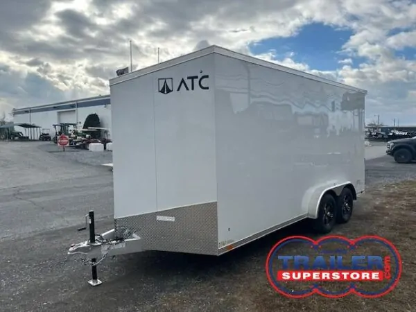 ATC 7.5 x 16 Aluminum Enclosed Cargo Trailer - Spoiler
