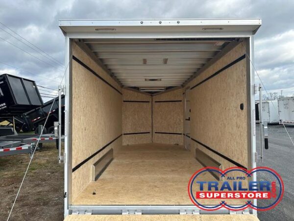 ATC 7.5 x 16 Aluminum Enclosed Cargo Trailer - Spoiler