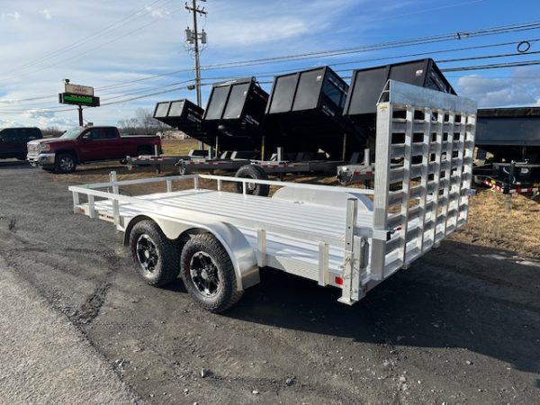 Sport Haven 7×14 Aluminum Utility Trailer - Open Sides