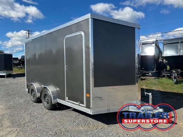 Cargo Pro 7.5 x 14 Aluminum Enclosed Cargo Trailer - Spoiler