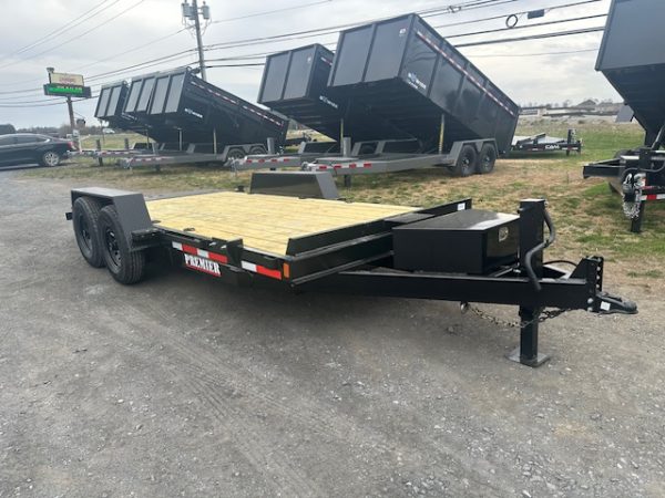 Premier 7 x 16 Equipment Trailer - Power Tilt