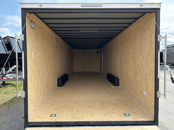 Covered Wagon 8.5 x 28 Enclosed Car Trailer - Ramp Door