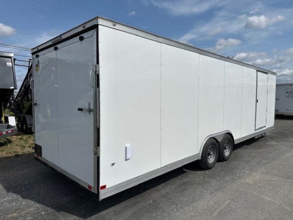 Covered Wagon 8.5 x 28 Enclosed Car Trailer - Ramp Door