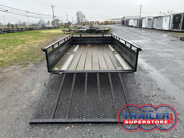 Premier 7 x 20 Landscape Utility Trailer - Mesh Sides & ATV Gate