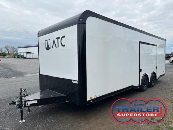 ATC 8.5 x 24 Aluminum Enclosed Car Trailer - Black Trim