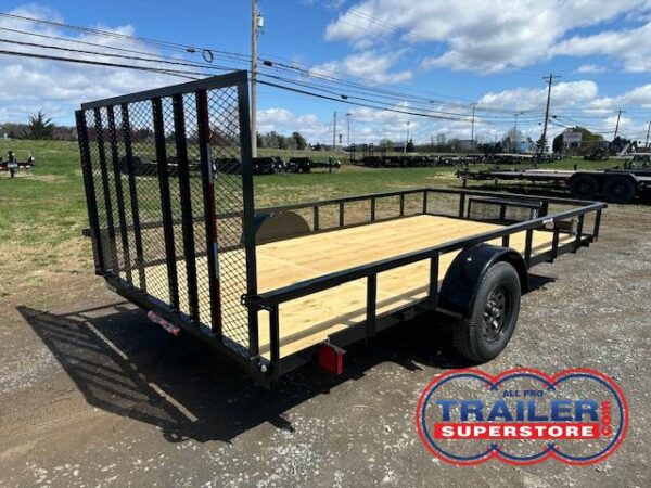 Carry-On 7 x 14 Landscape Utility Trailer - Pipe Top