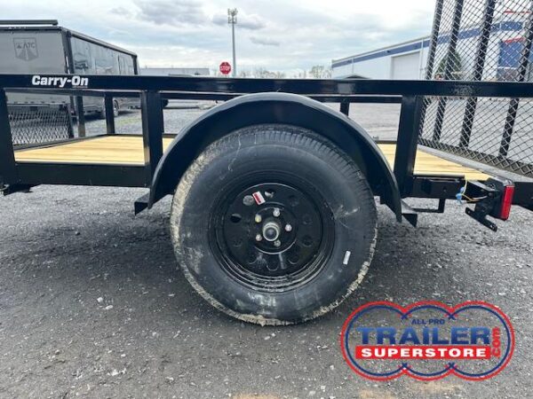 Carry-On 5.5 x 8 Landscape Utility Trailer - Mesh Toolbox