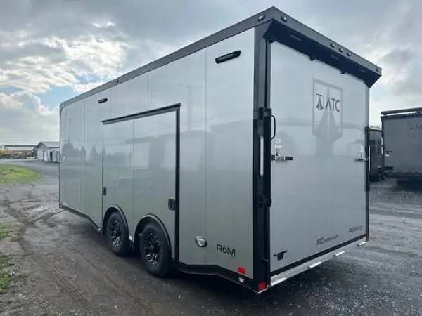 ATC 8.5 x 20 Aluminum Enclosed Car Trailer - Awning & AC