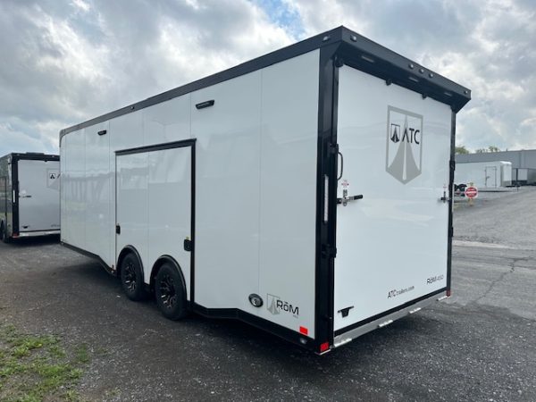 ATC 8.5 x 24 Aluminum Enclosed Car Trailer - Awning & AC