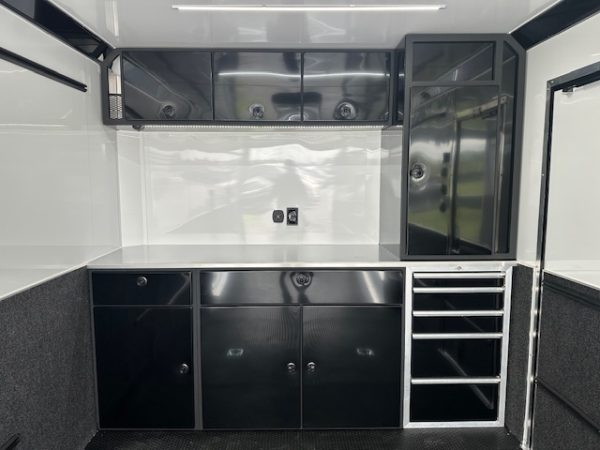 ATC 8.5 x 24 Aluminum Enclosed Car Trailer - Awning & AC