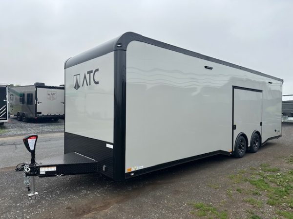ATC 8.5 x 28 Aluminum Enclosed Car Trailer - Awning & AC