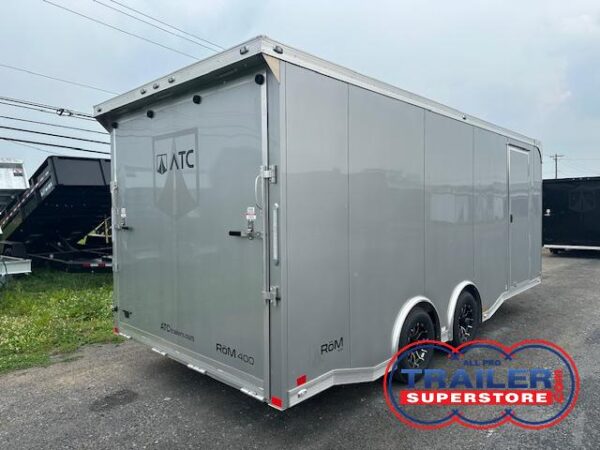 ATC 8.5 x 20 Aluminum Enclosed Car Trailer - Spoiler