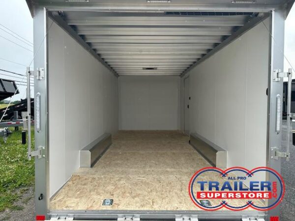 ATC 8.5 x 20 Aluminum Enclosed Car Trailer - Spoiler