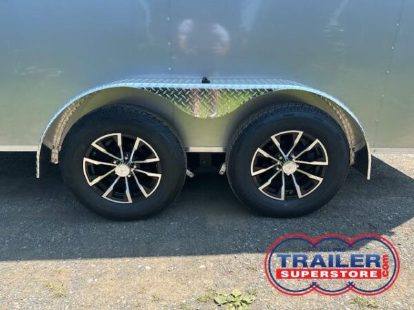 Formula 7 x 14 Enclosed Cargo Trailer - Aluminum Wheels