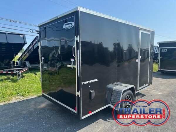 Formula 6 x 12 Enclosed Cargo Trailer - Aluminum Wheels