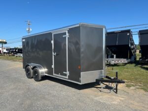 Car Mate 7 x 16 V-Nose Enclosed Cargo Trailer - Sportster