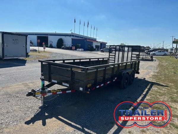 Big Tex 7 x 18 Landscape Utility Trailer - Split Landscape Gate