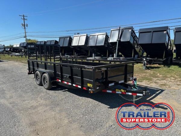 Big Tex 7 x 18 Landscape Utility Trailer - Split Landscape Gate