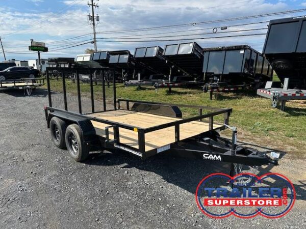 Cam Superline 7 x 12 Landscape Utility Trailer - Landscape Gate