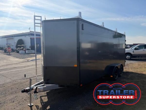 Nitro 7 x 18 Aluminum Enclosed Cargo Trailer- Contractor Package